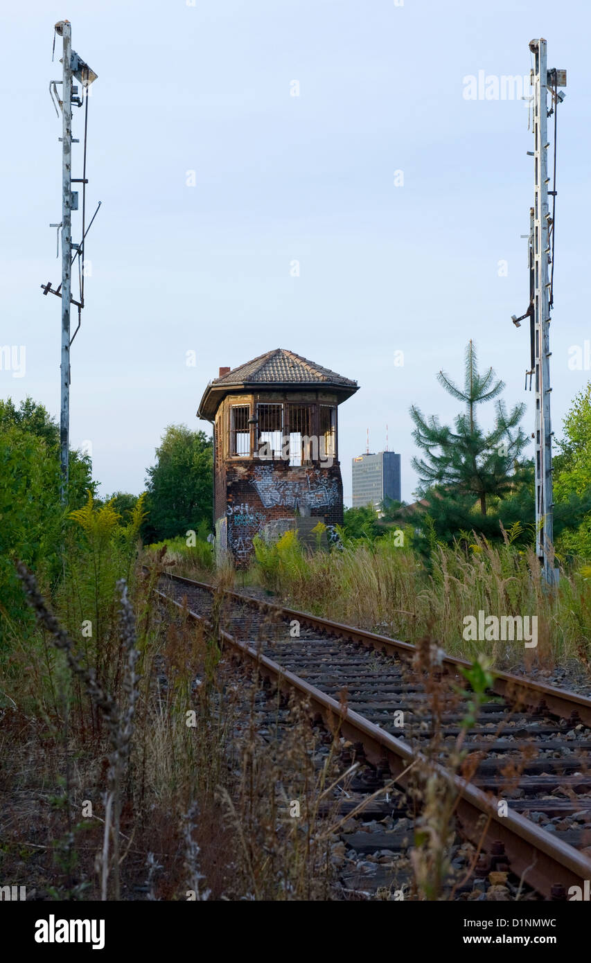 Disused railway signal box hi-res stock photography and images - Alamy