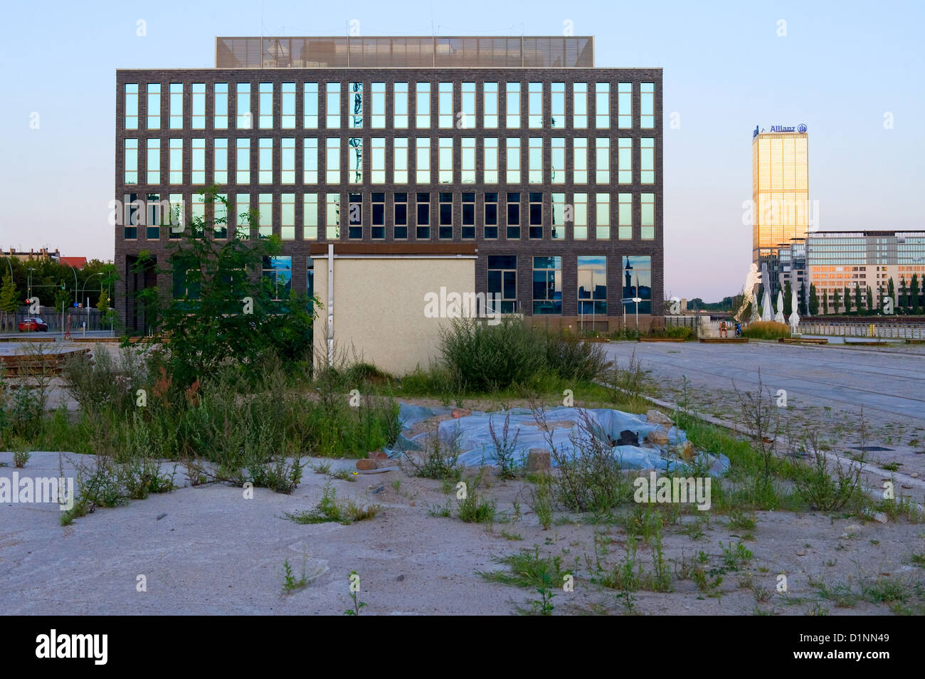 Berlin, Germany, construction of a new building of the channel MTV ...