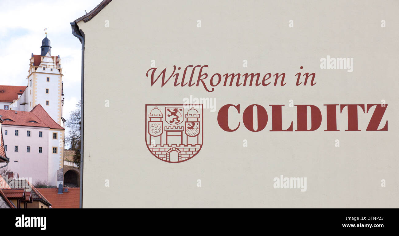 The infamous Colditz Castle in eastern Germany, a former prisoner of ...