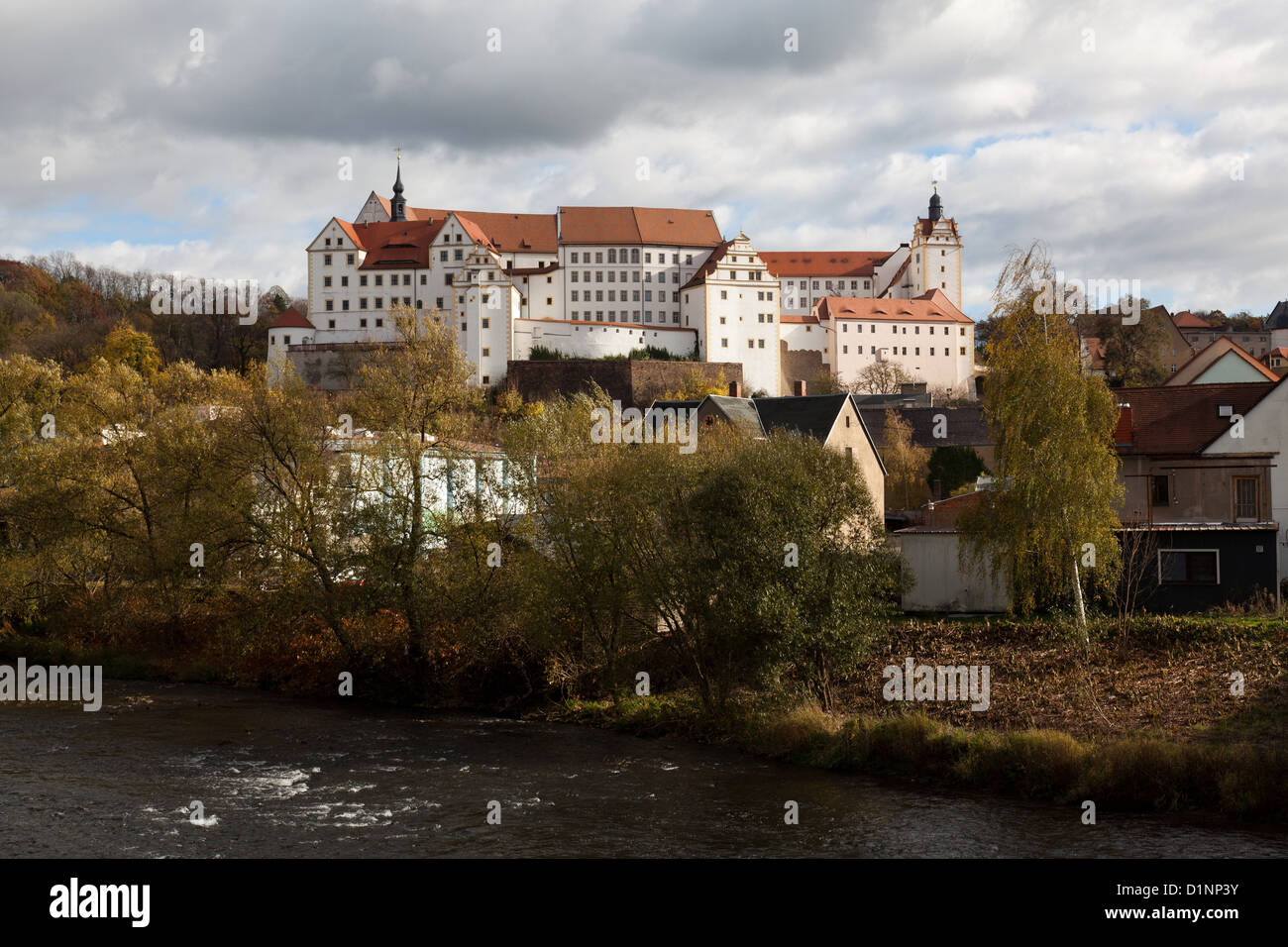 The infamous Colditz Castle in eastern Germany, a former prisoner of ...