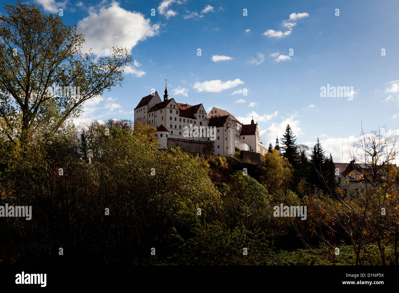 The infamous Colditz Castle in eastern Germany, a former prisoner of ...