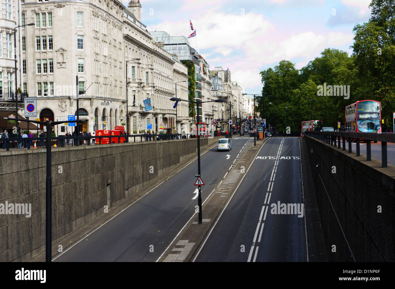 The Piccadilly Underpass in central London Stock Photo - Alamy