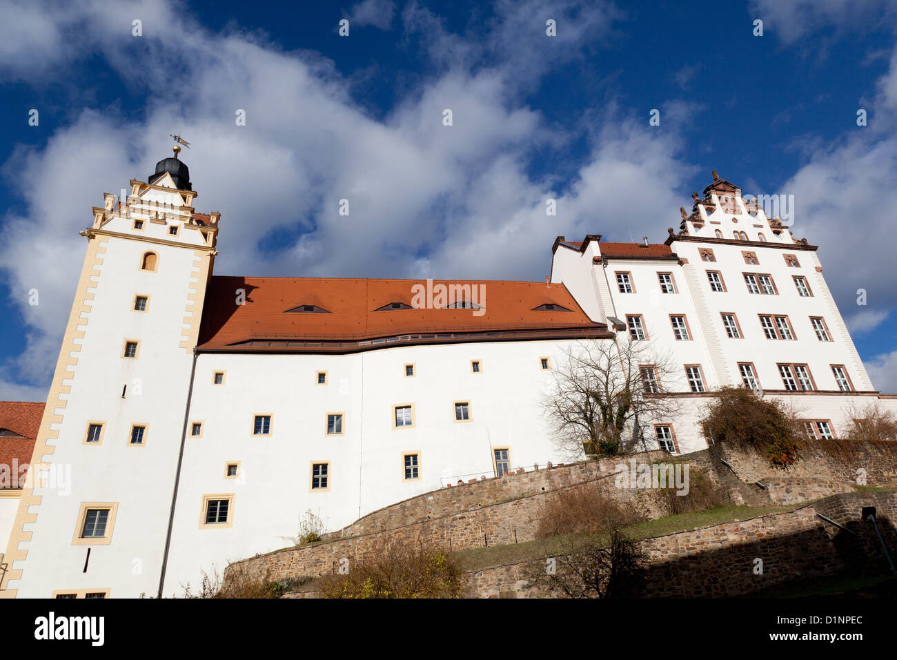 The infamous Colditz Castle in eastern Germany, a former prisoner of ...