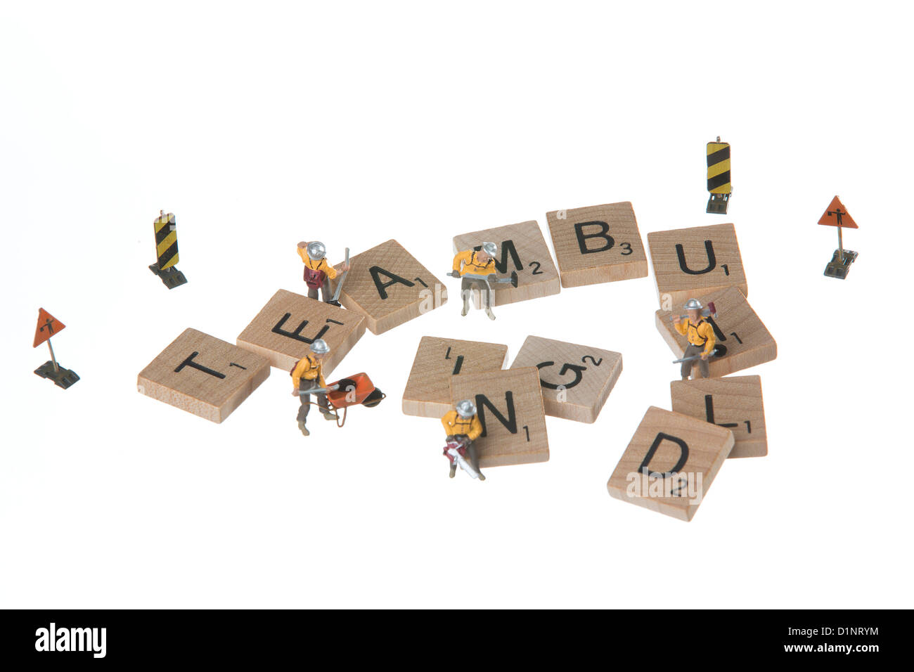 Team building Cut Out Stock Images & Pictures - Alamy