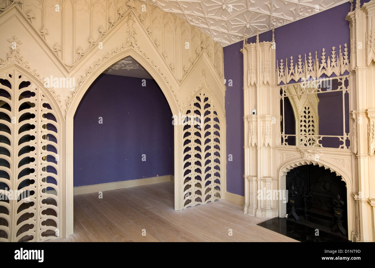 Holbein room of Strawberry Hill House, Saint Mary's University ...