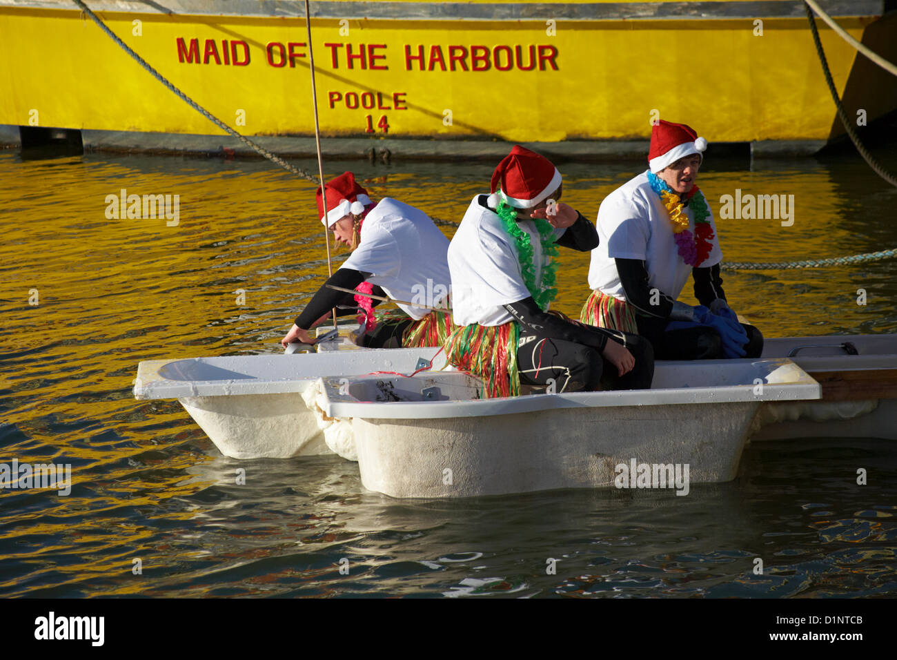 New Year’s Day Bath Race at Poole Quay, Dorset, UK New Years Day ...