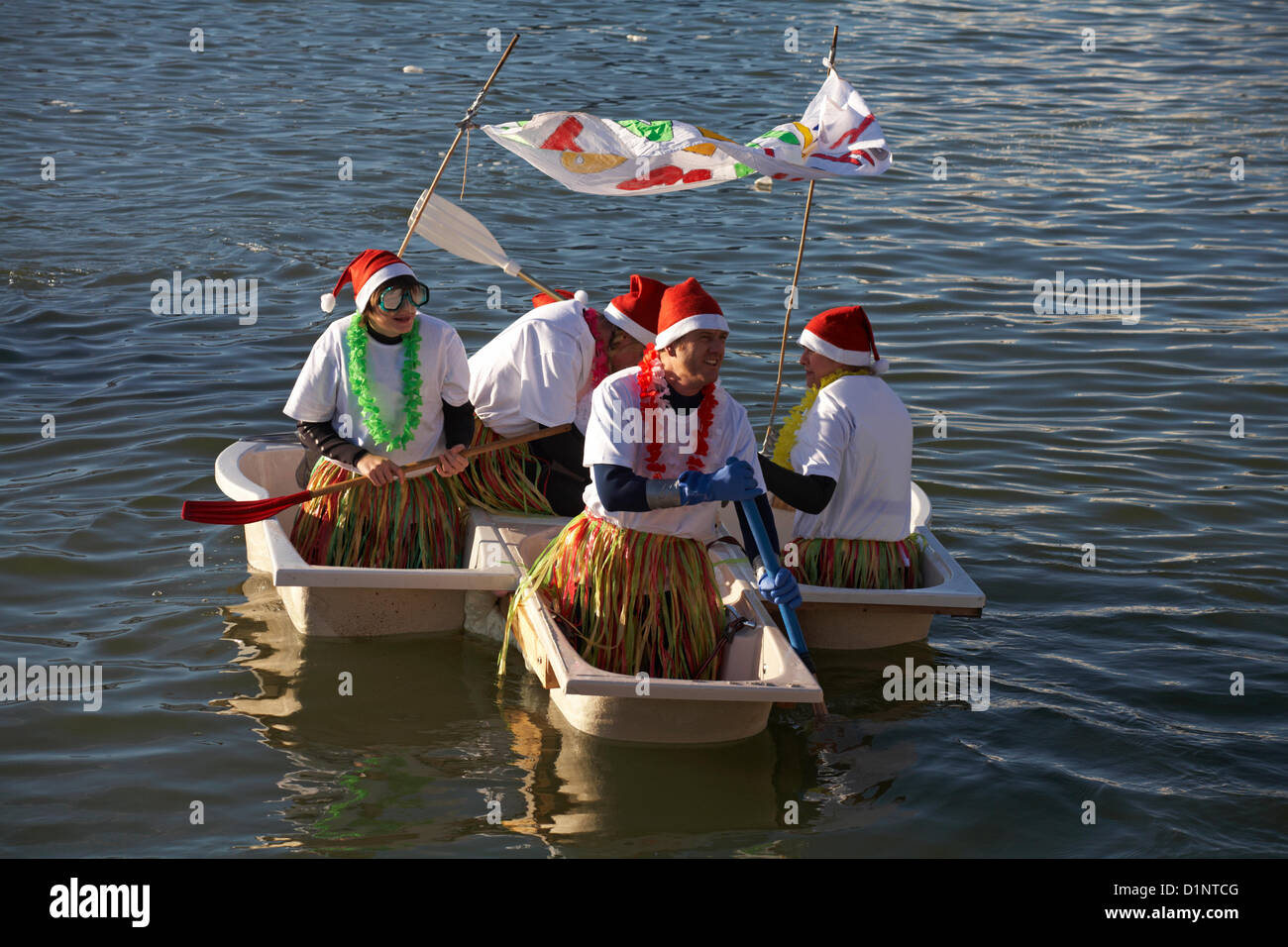New Year’s Day Bath Race at Poole Quay, Dorset, UK New Years Day ...