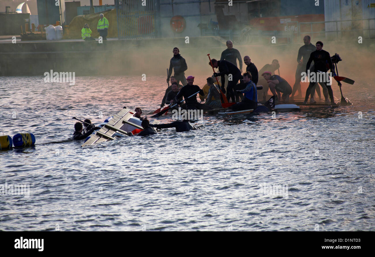 New Year’s Day Bath Race at Poole Quay, Dorset, UK New Years Day ...