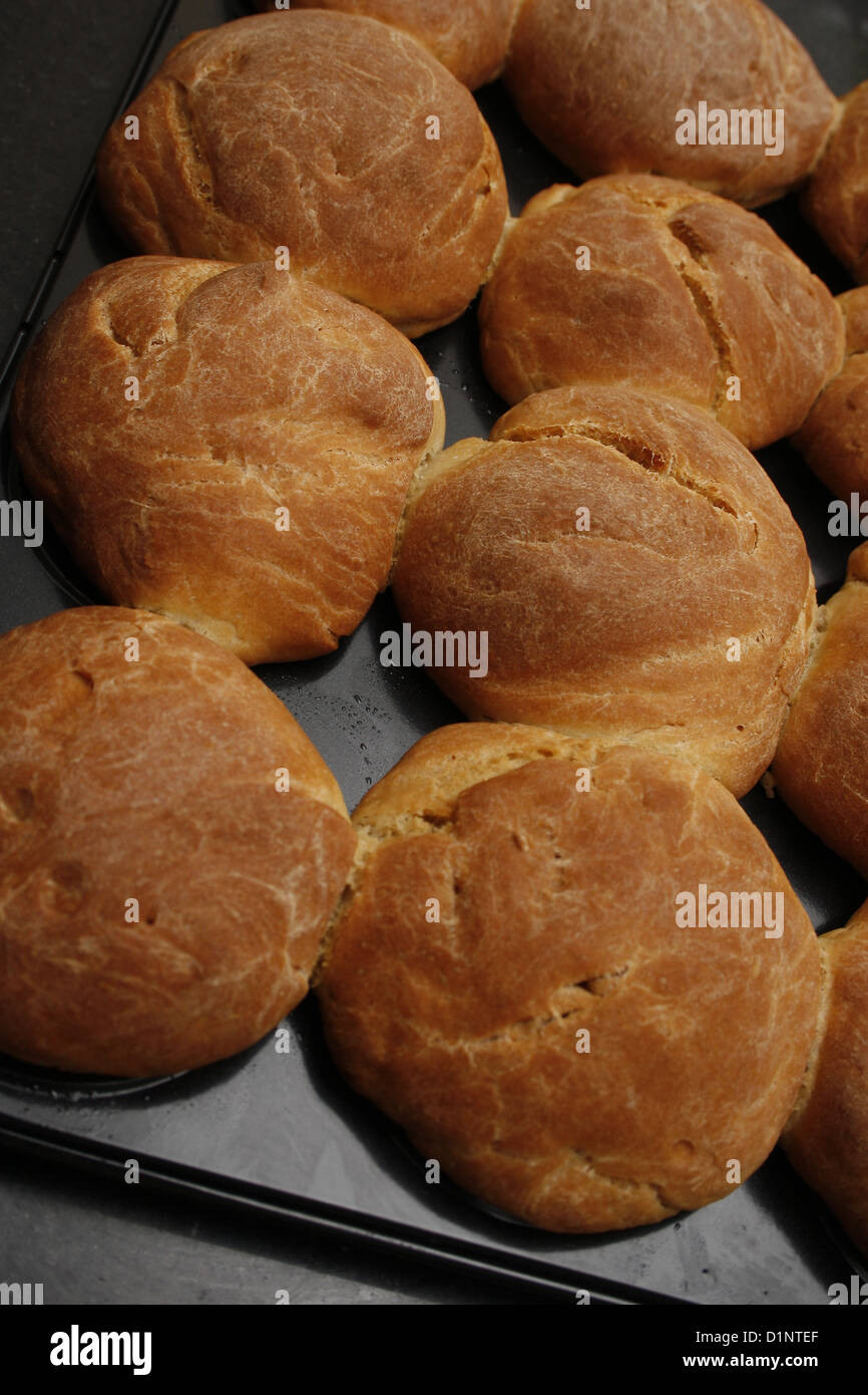 Bread baps hi-res stock photography and images - Alamy