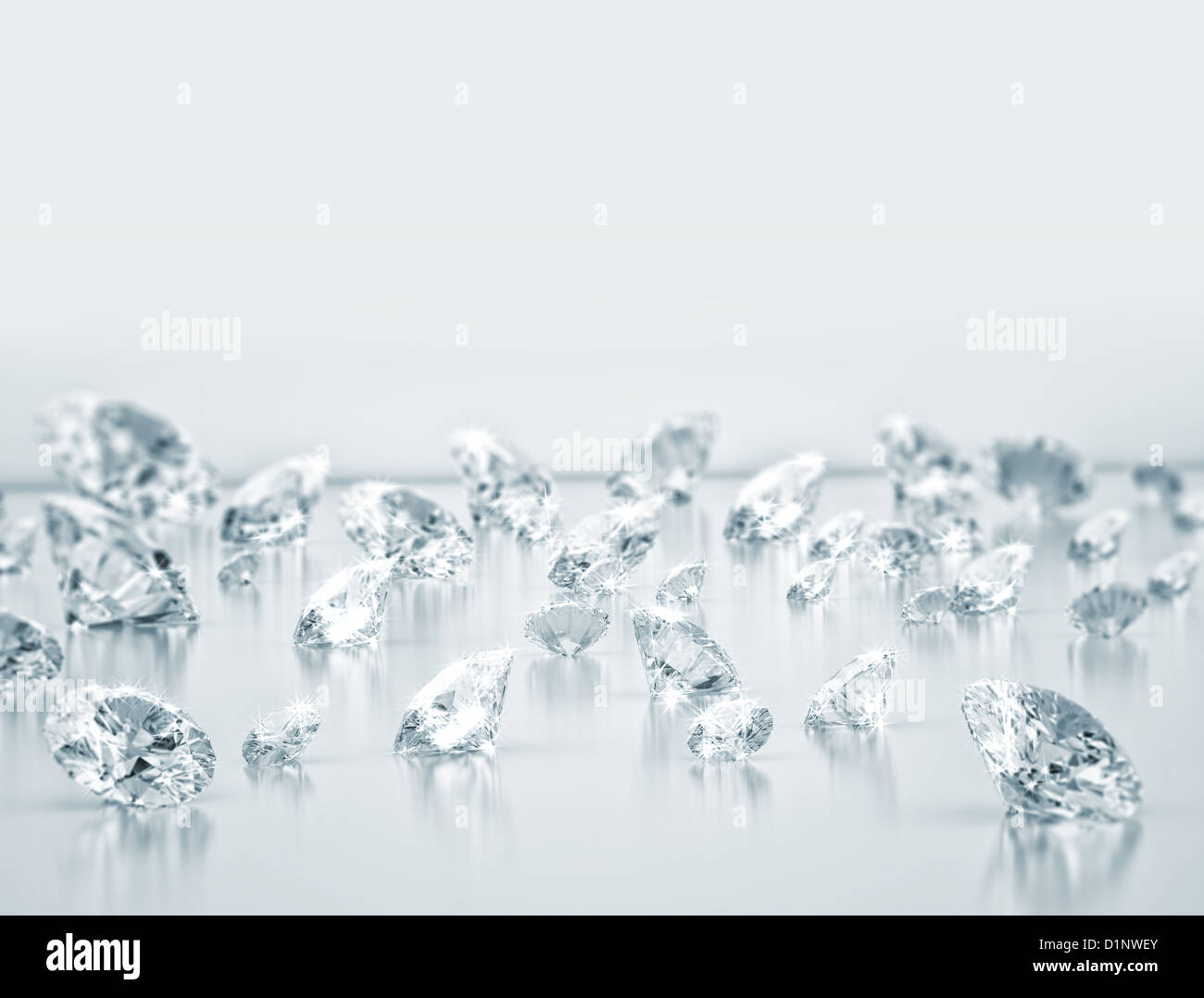 Group of Diamonds Stock Photo - Alamy