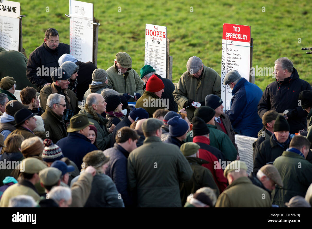 Cottenham Horse Racing Point to Point Stock Photo - Alamy