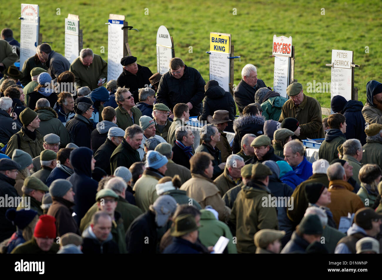 Cottenham Horse Racing Point to Point Stock Photo - Alamy