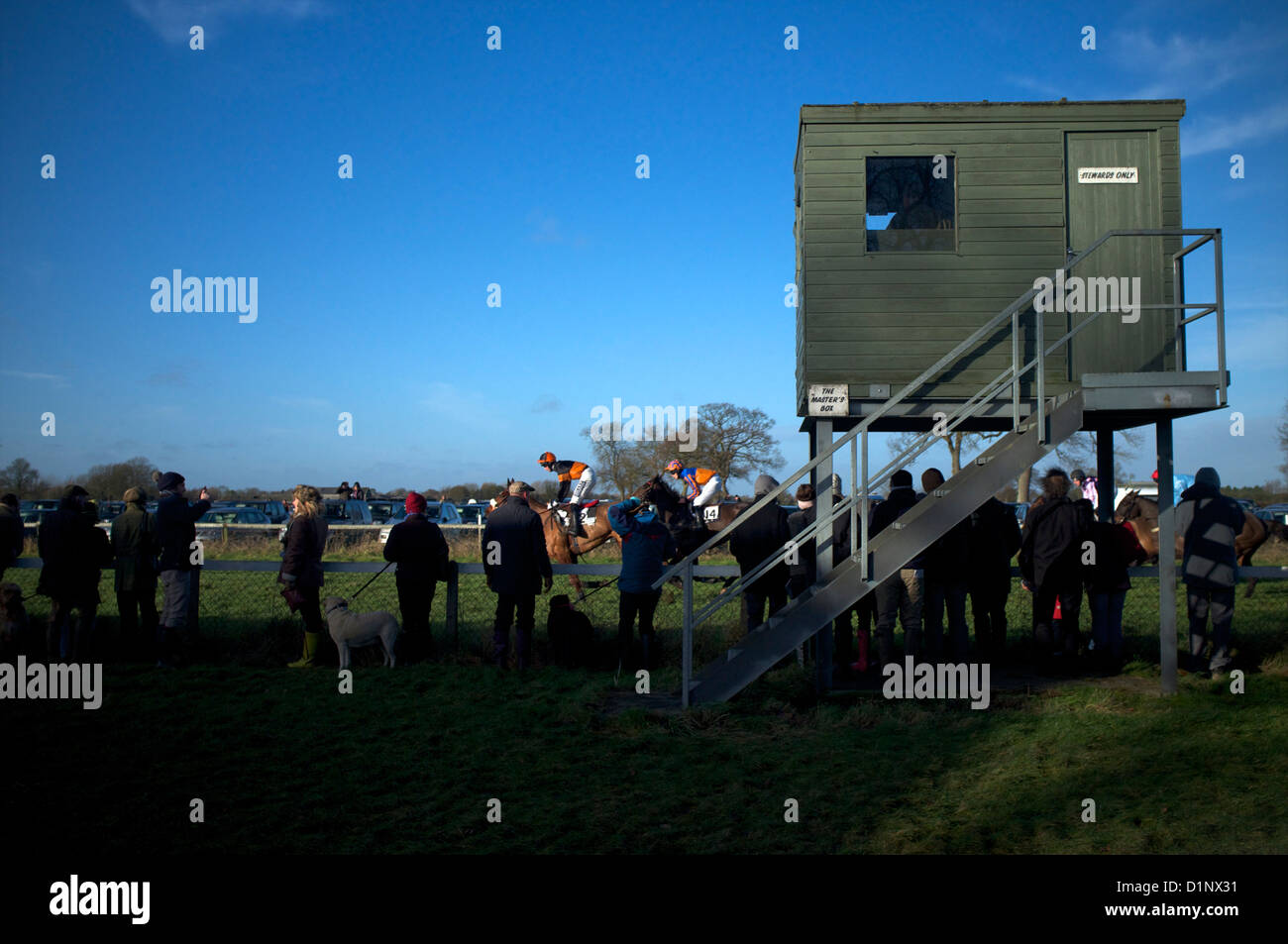 Cottenham Horse Racing Point to Point Stock Photo - Alamy