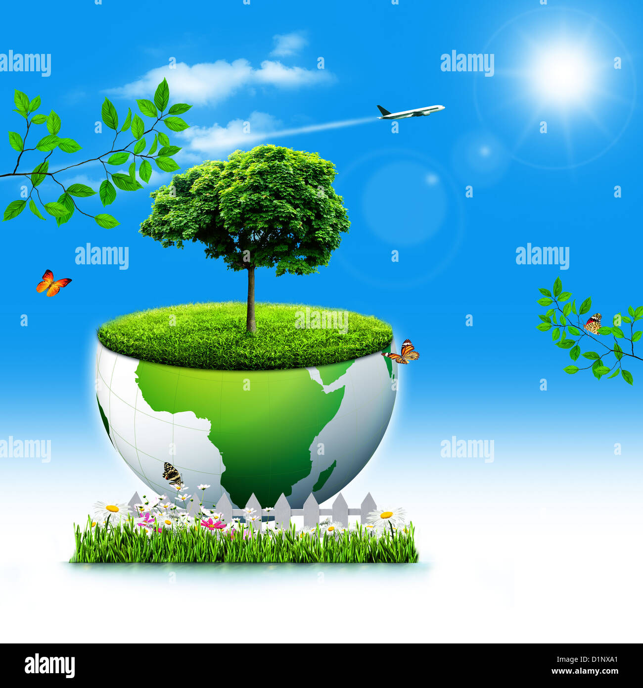 Save the Earth. Abstract Eco backgrounds for your design Stock Photo ...