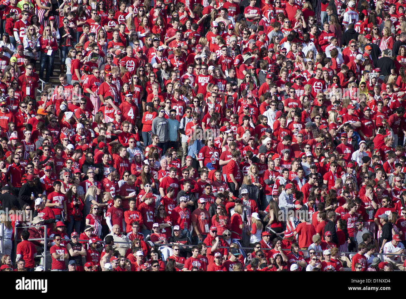 Wisconsin badgers fans hi-res stock photography and images - Alamy