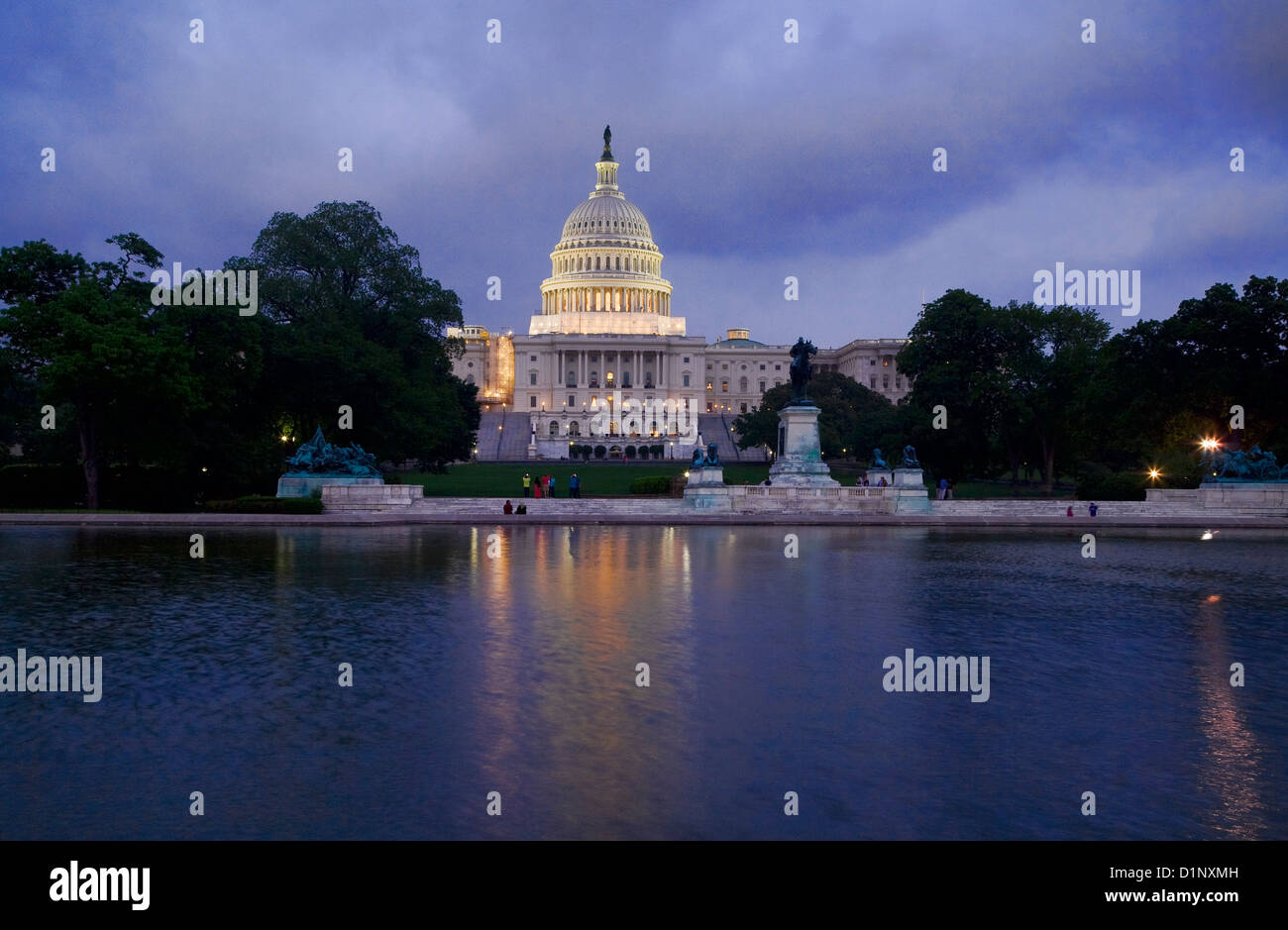 The Capitol Building on the National Mall, Washington DC Stock Photo ...