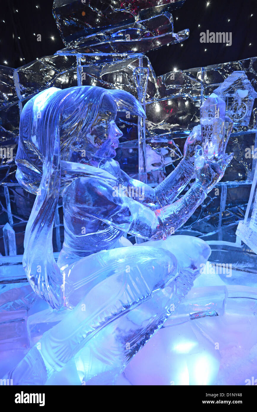 Ice Magic Snow & Ice Sculpture Festival, Bruges, West Flanders Province ...