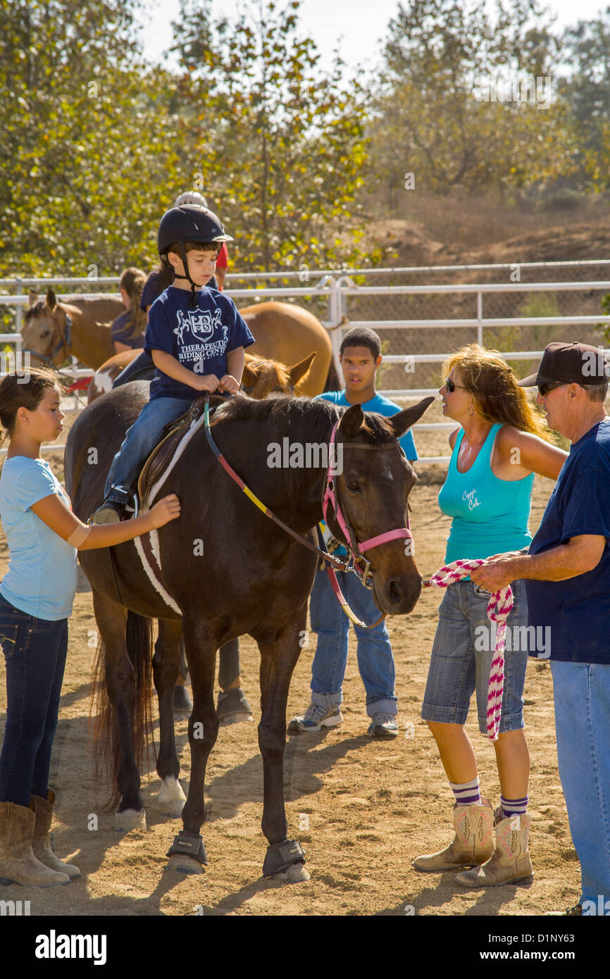 Hippotherapy hi-res stock photography and images - Alamy