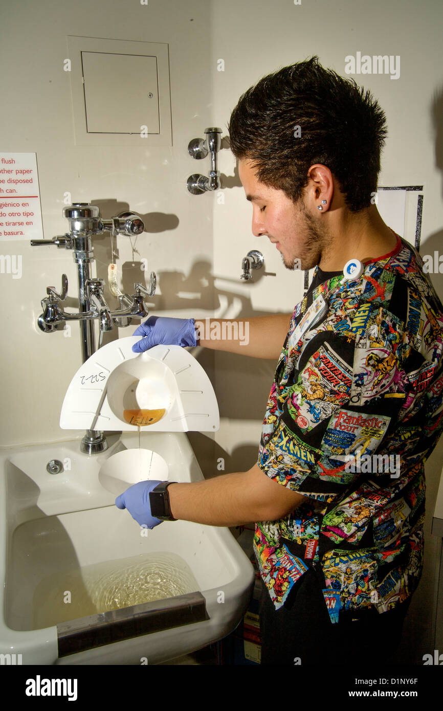 A nursing assistant at the Childrens Hospital of Orange County, CA ...
