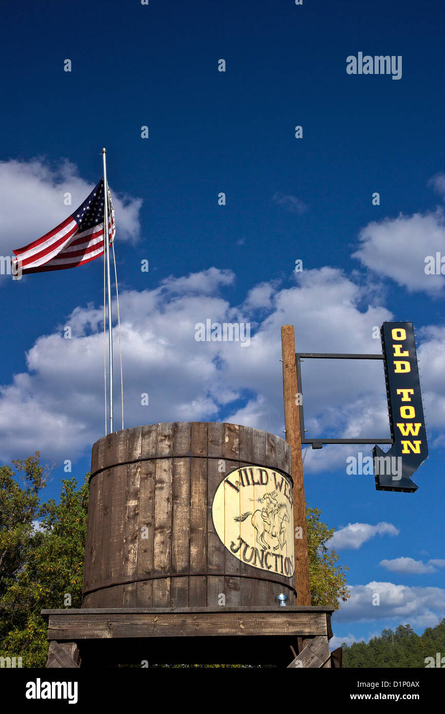 Wild West Junction, Route 66, Williams, Arizona, USA Stock Photo - Alamy