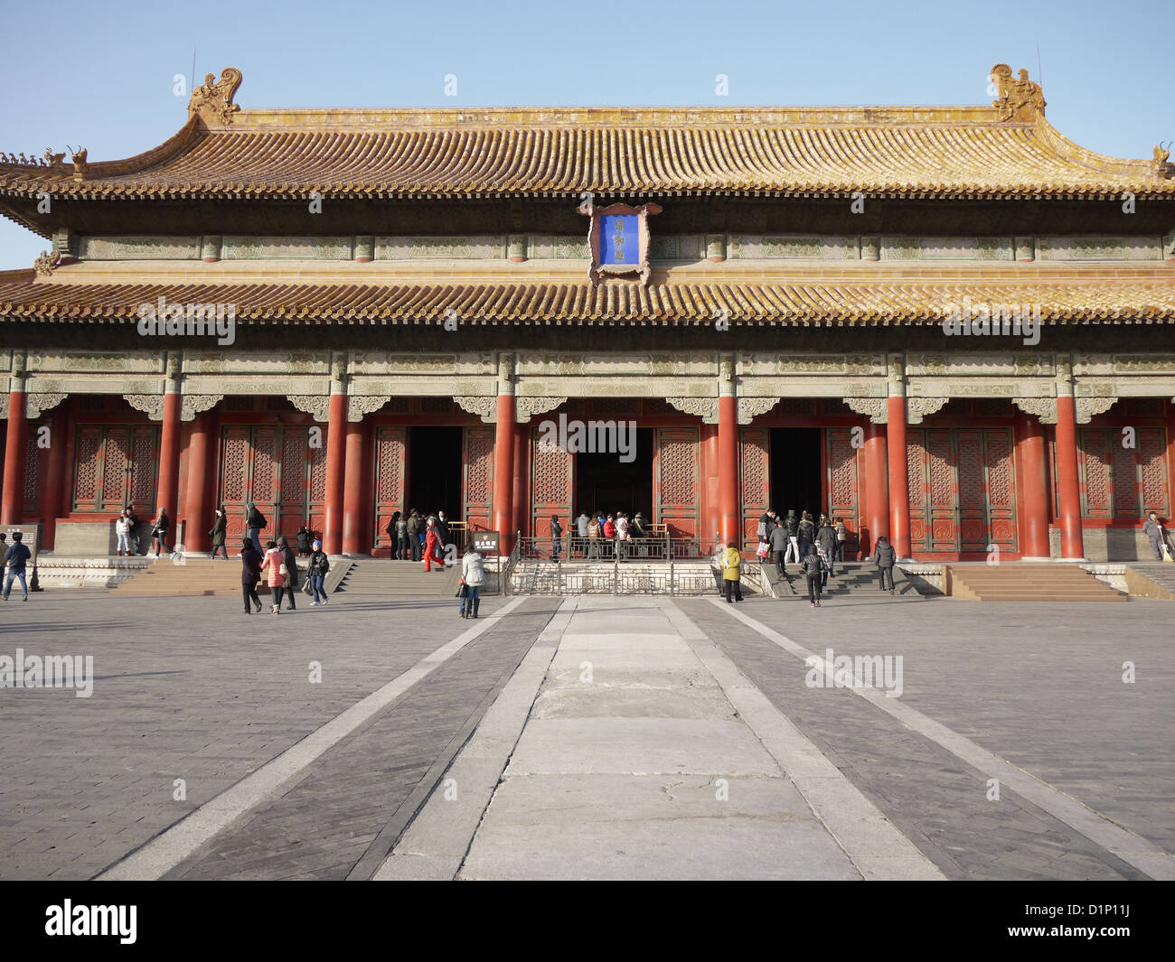 old chinese architecture ancient emperor palace Stock Photo - Alamy