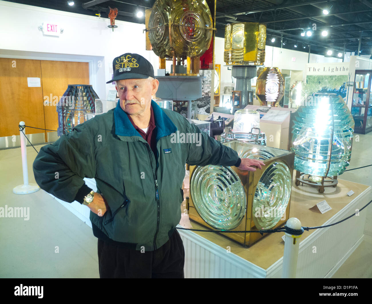 Maine lighthouse museum in Rockland Maine Stock Photo - Alamy
