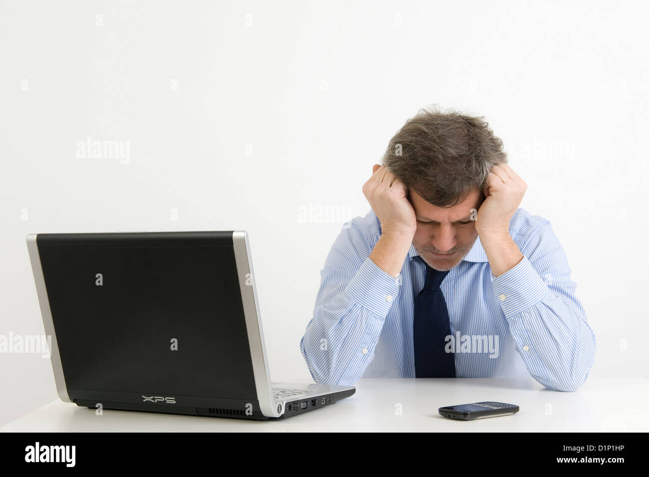 Man at office Stock Photo - Alamy