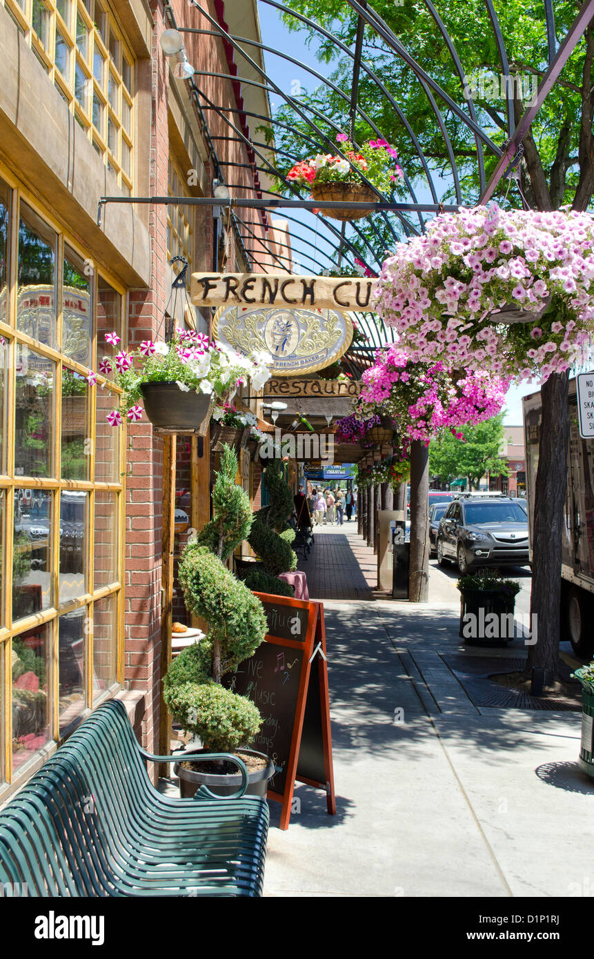Historic Durango Colorado with its famous railroad museum and trains ...