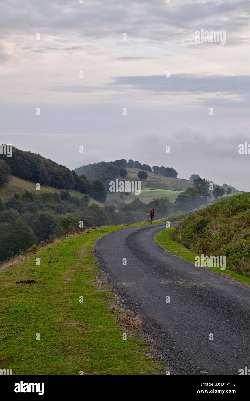 Pilgrim walking on countryside hi-res stock photography and images - Alamy