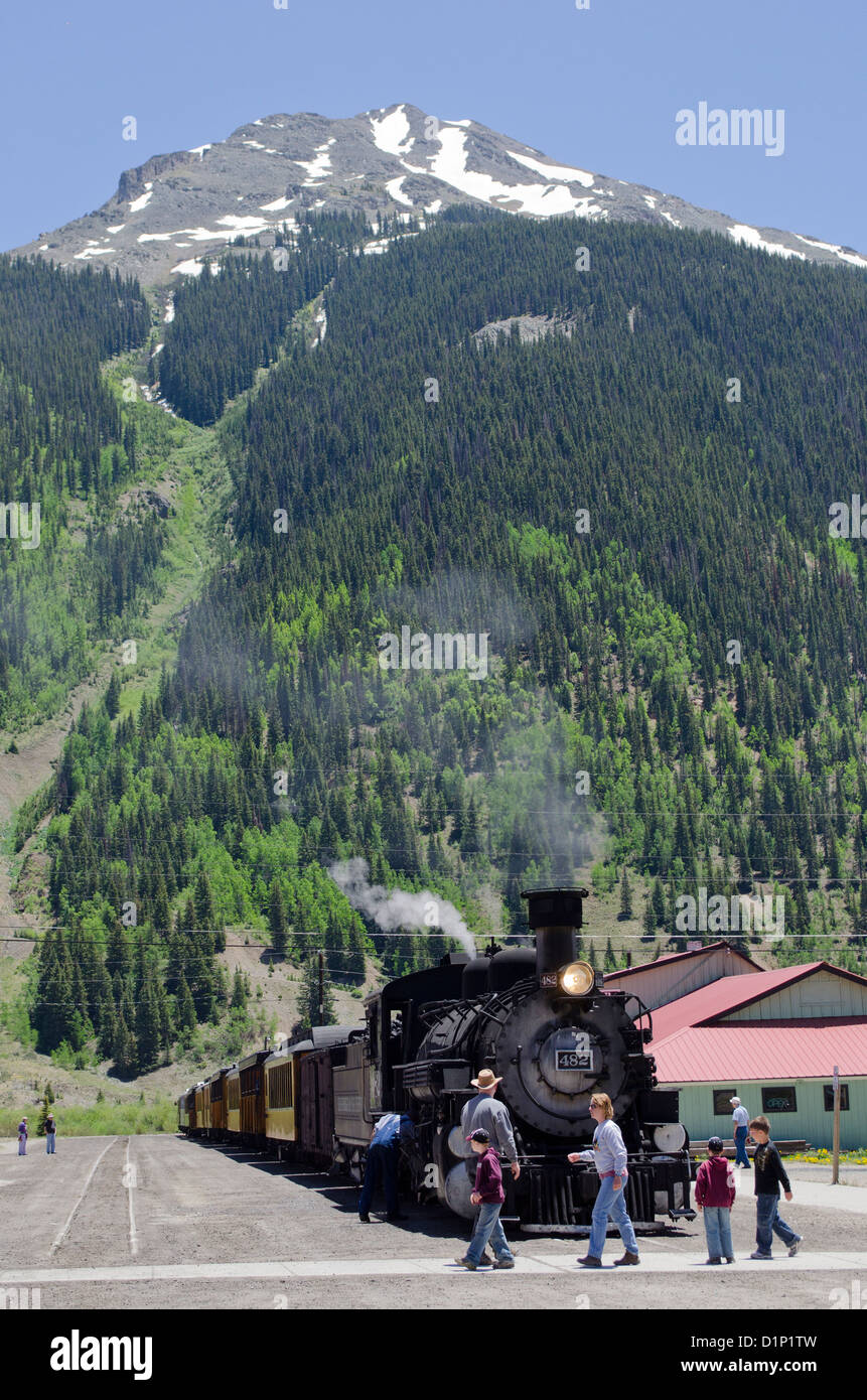 Historic Silverton Colorado linked to Durango by the Durango and ...
