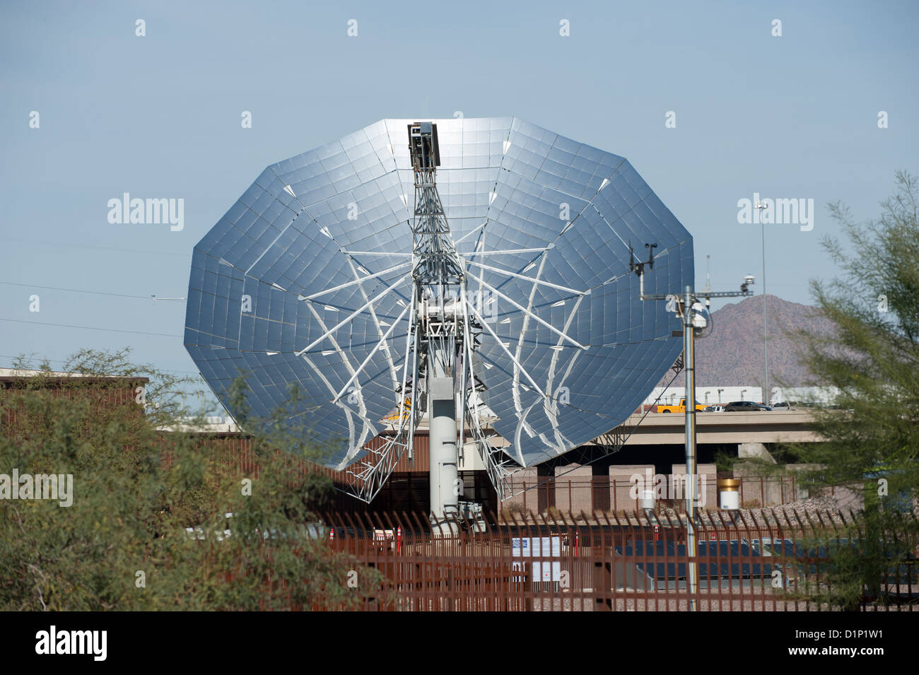 The worlds largest commercial parabolic concentrating solar dish at the ...