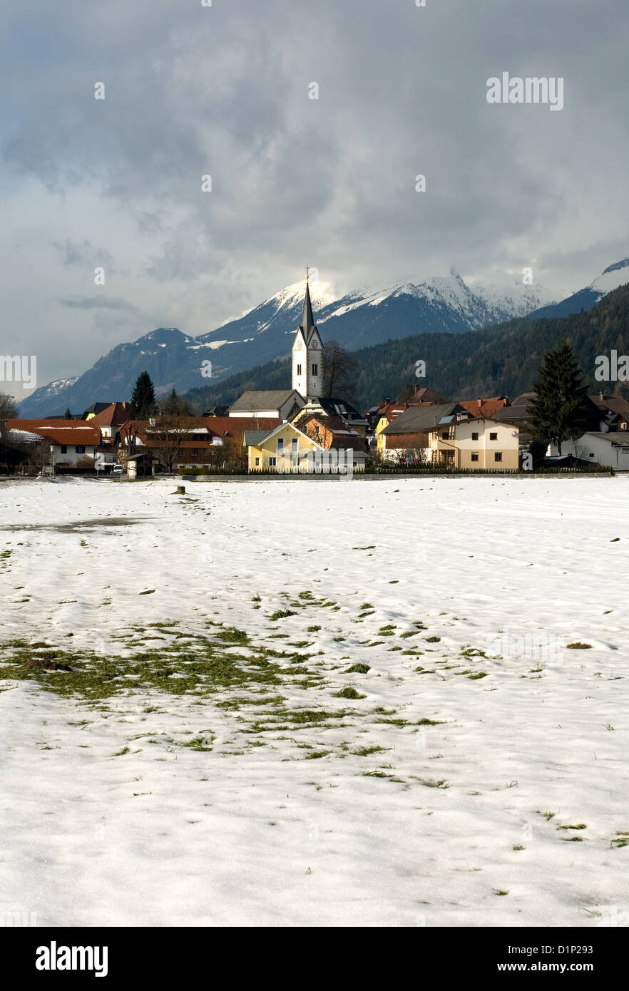 A pretty alpine village, Austria Stock Photo - Alamy