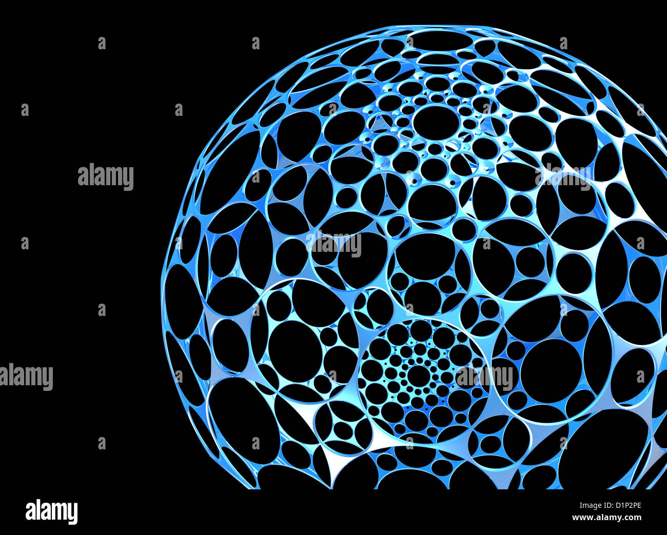 Abstract sphere, artwork Stock Photo - Alamy