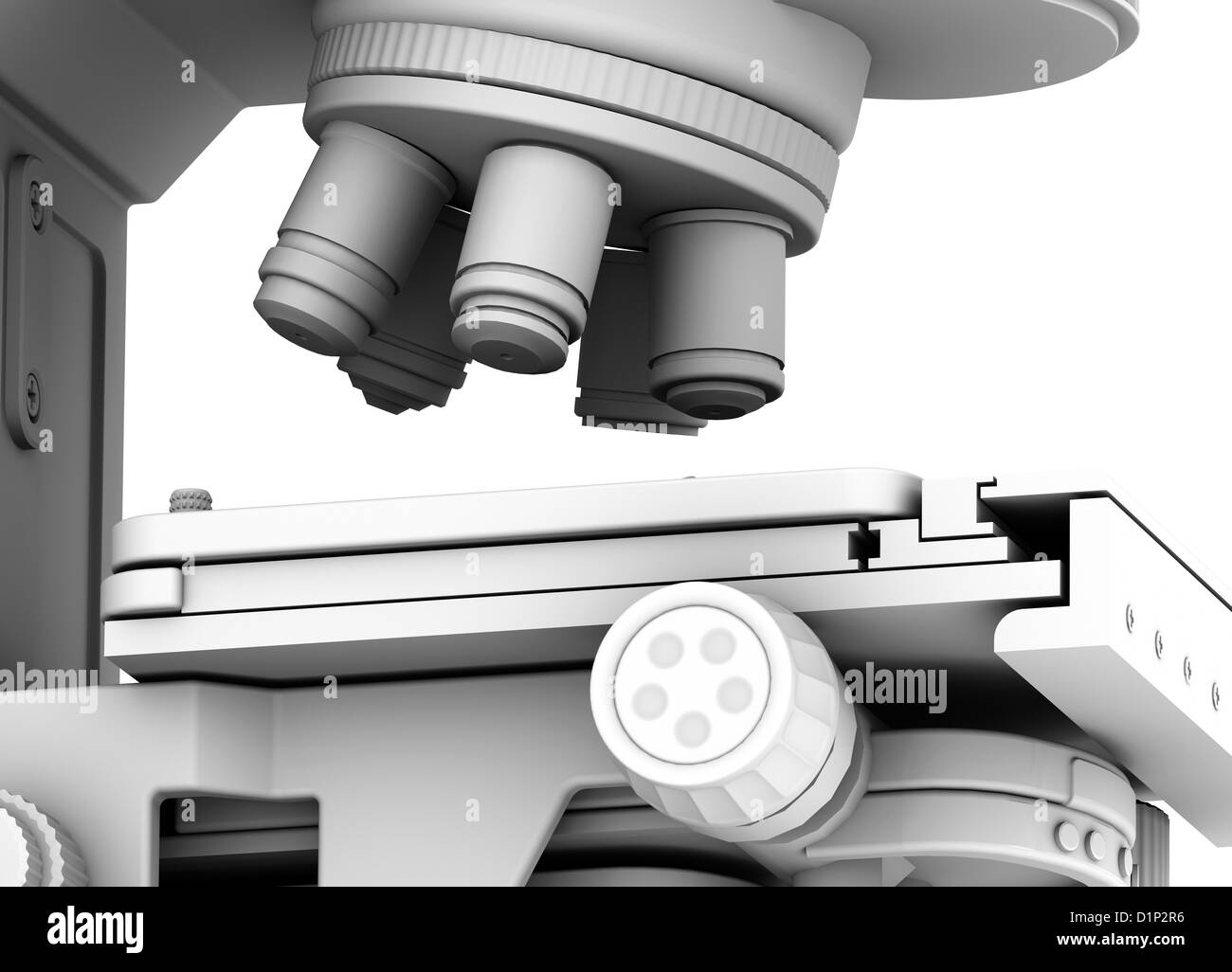 Optical light microscope, artwork Stock Photo - Alamy