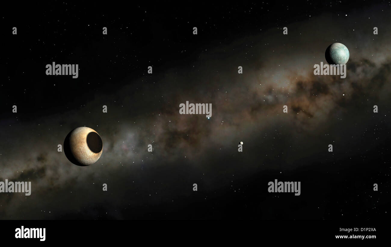 Pluto charon hi-res stock photography and images - Alamy