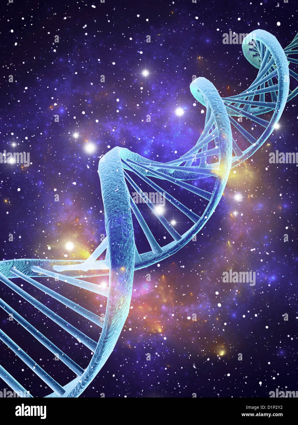 Computer artwork strand genetic hi-res stock photography and images - Alamy