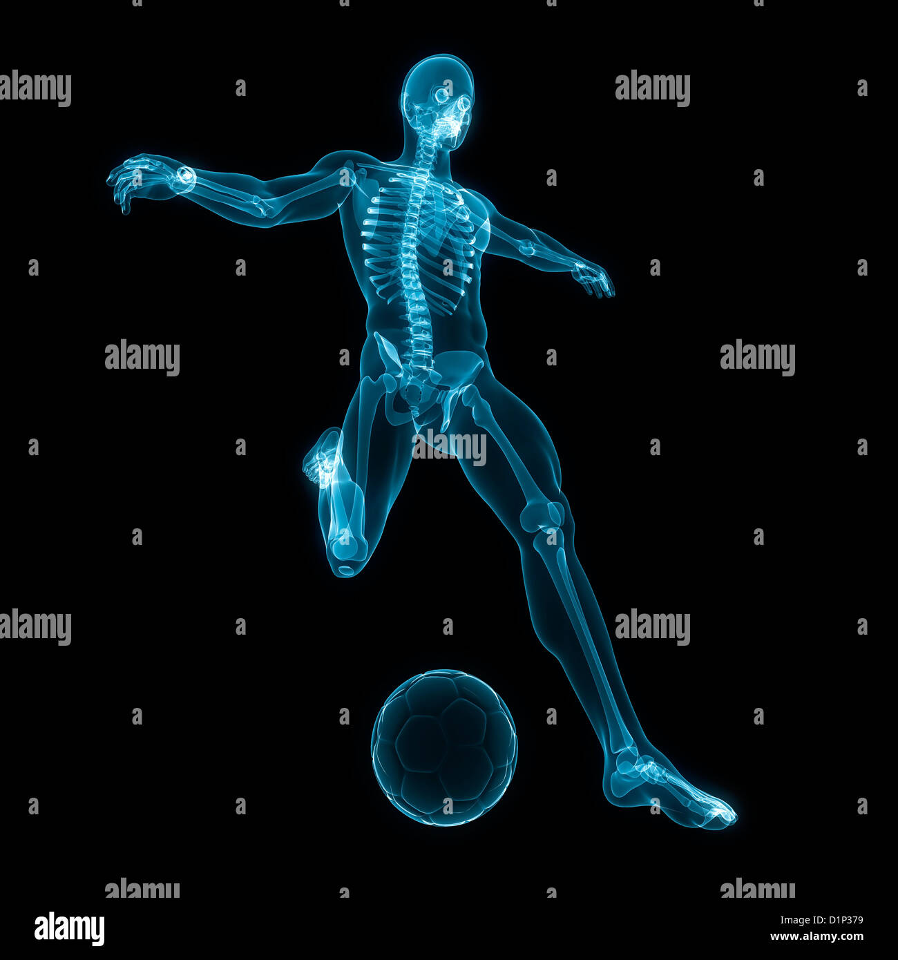 Football player full body hi-res stock photography and images - Alamy