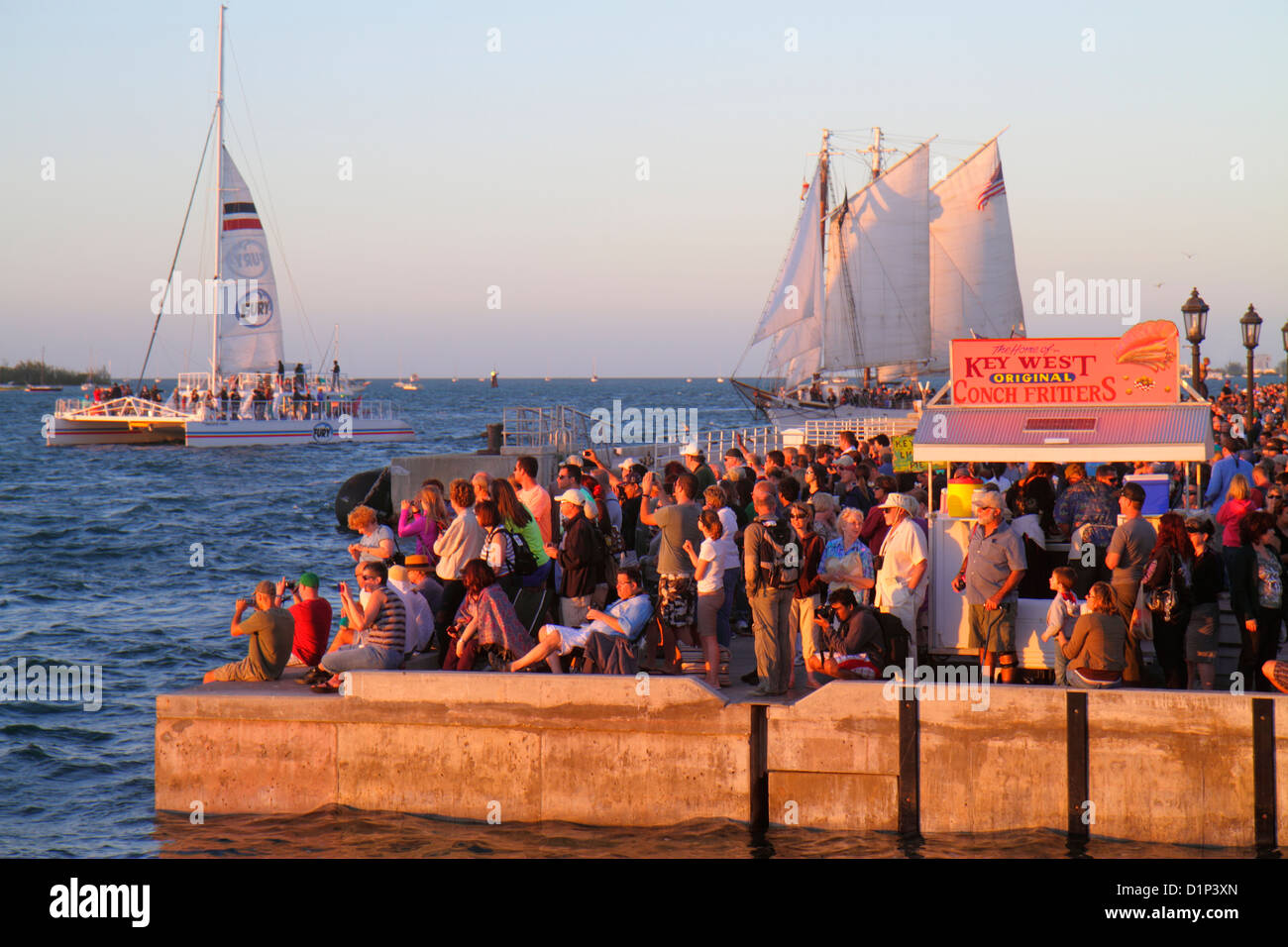 Florida Key West Florida,Keys Gulf of Mexico Coast,water,Mallory Square ...