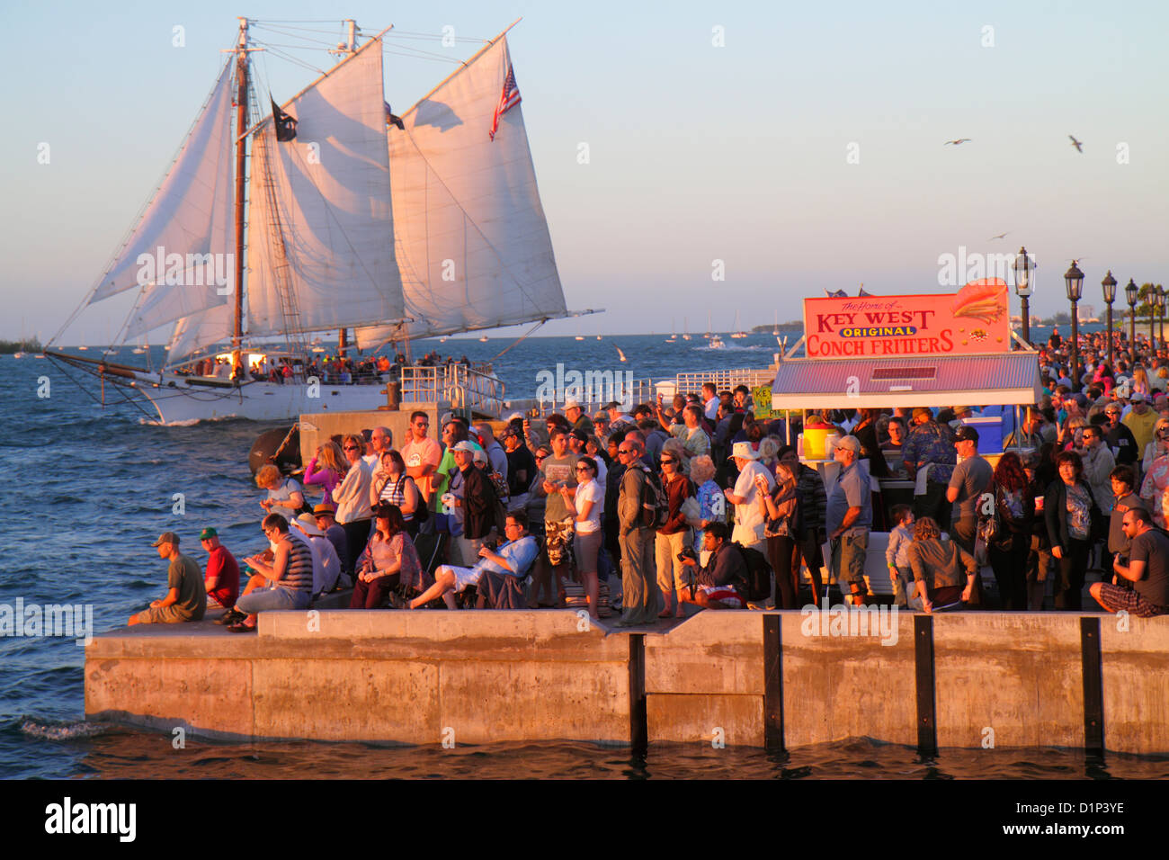 Florida Key West Florida,Keys Gulf of Mexico Coast,water,Mallory Square ...