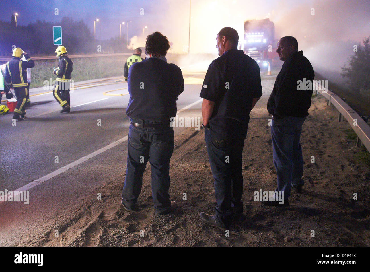 Lorry fire philip judge hi-res stock photography and images - Alamy