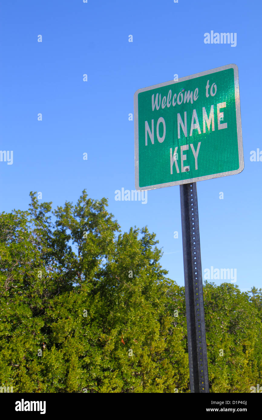 Florida Florida Keys,No Name Key,sign,logo,mangrove,trees,visitors ...