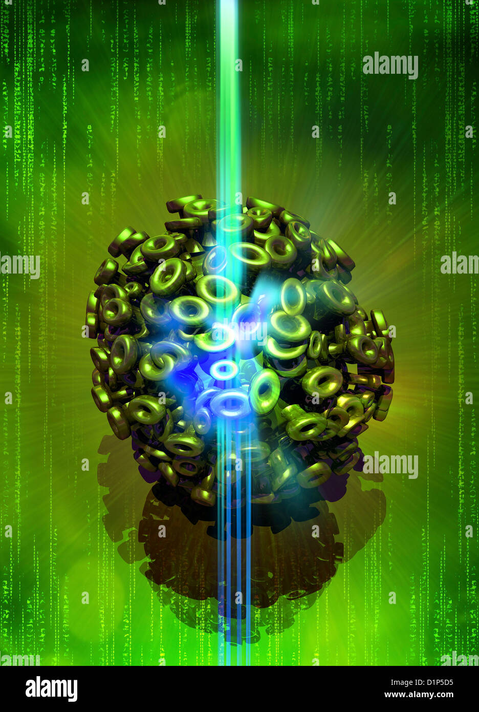 Computer virus, conceptual artwork Stock Photo - Alamy