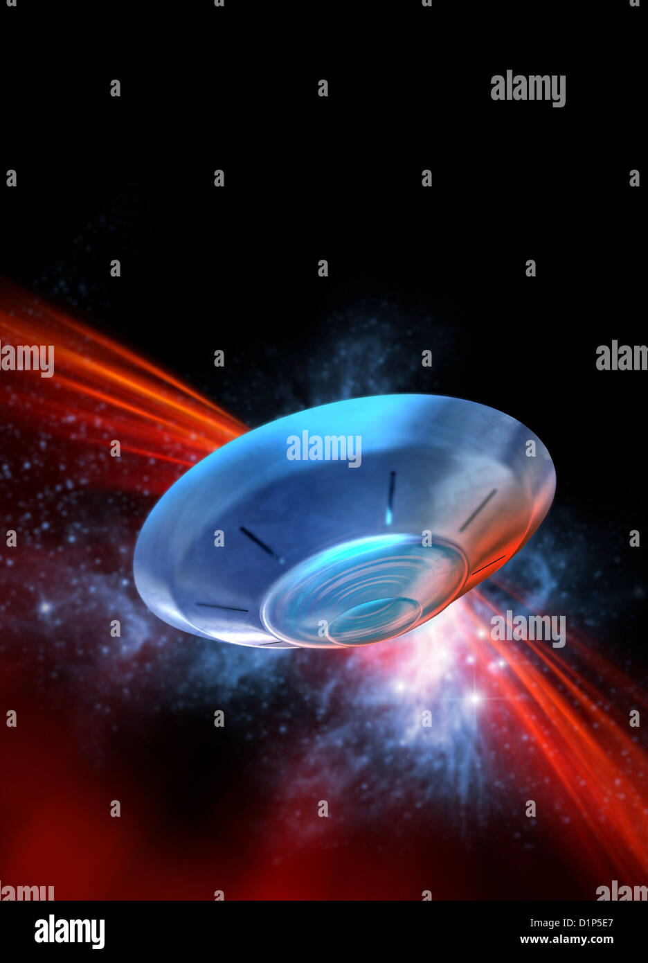 Alien spacecraft, artwork Stock Photo - Alamy
