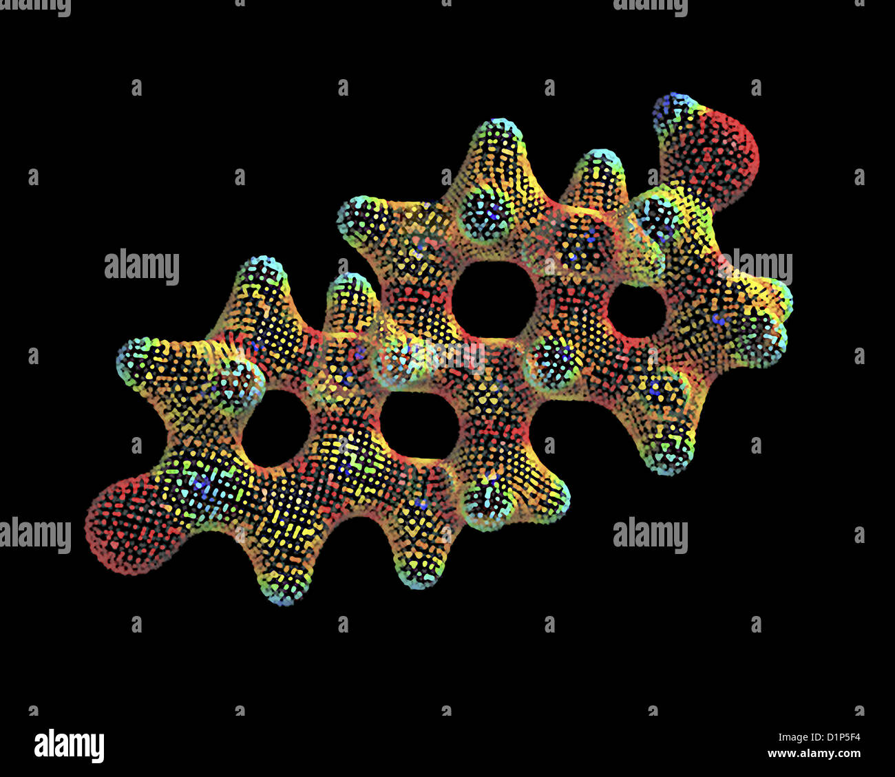 Testosterone hormone, molecular model Stock Photo - Alamy