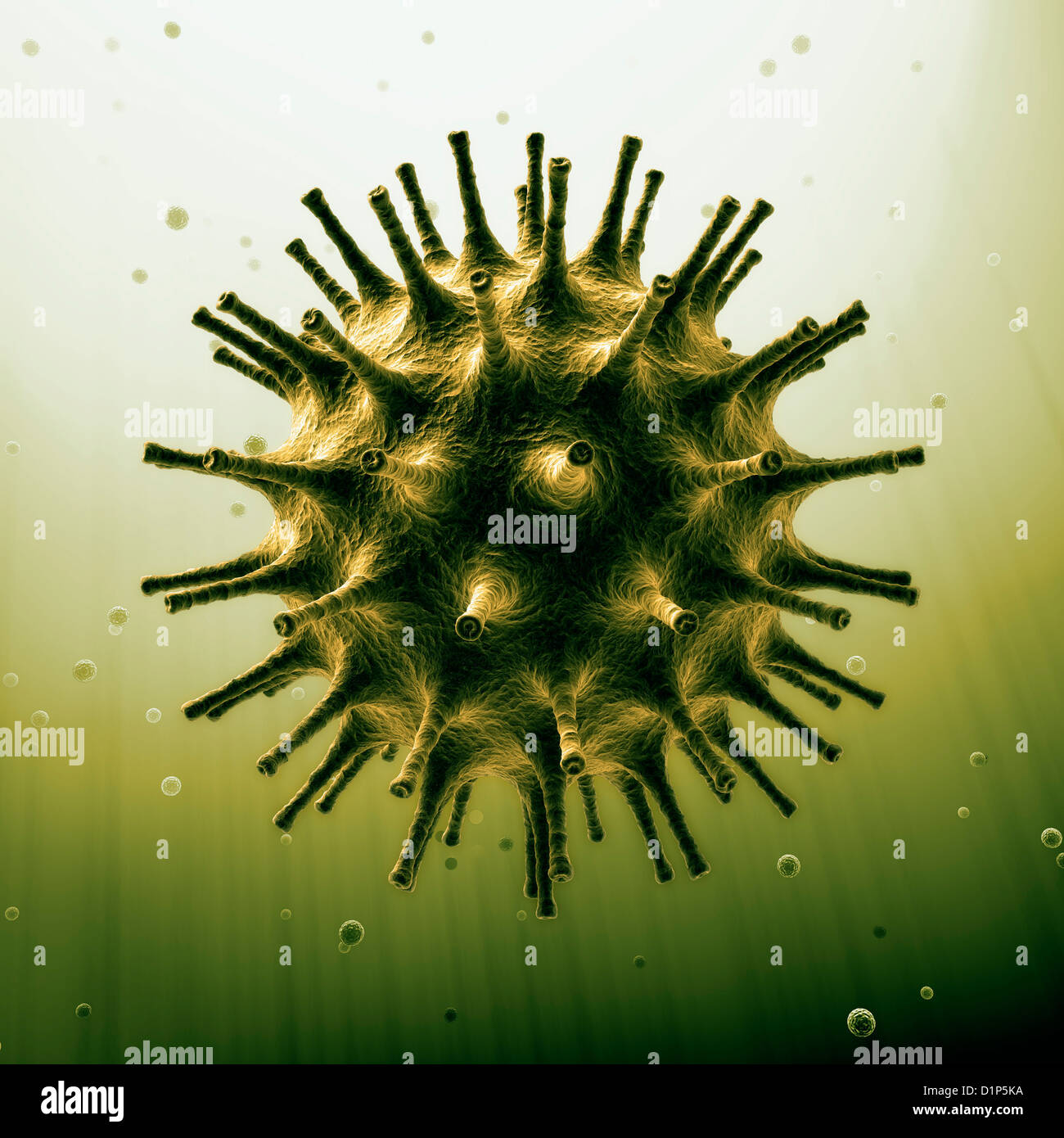Virus particle, artwork Stock Photo - Alamy