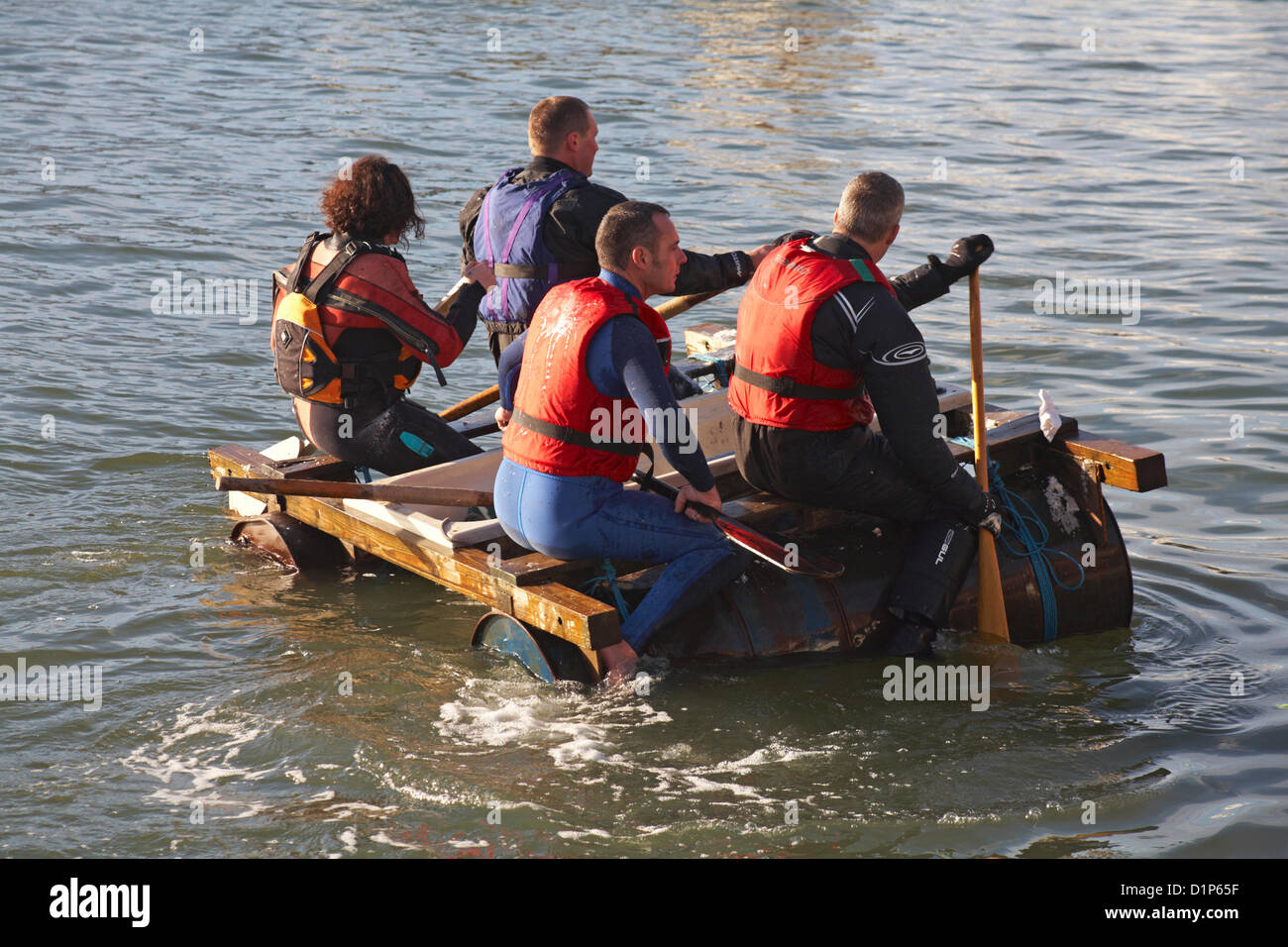 New Year’s Day Bath Race at Poole Quay, Dorset, UK New Years Day ...