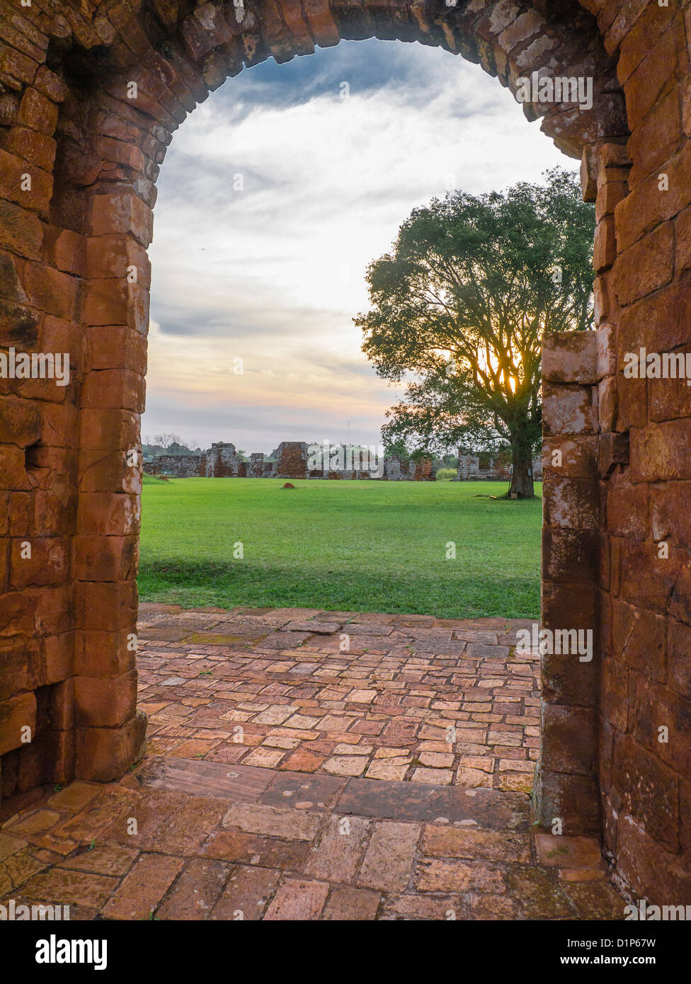 The ruins of the Trinidad Jesuit mission, La Santísima Trinidad de ...