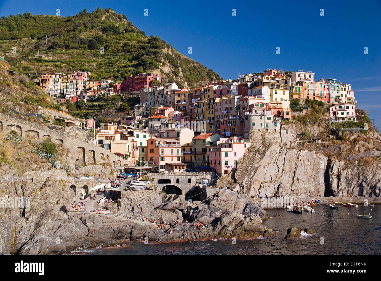 The town of Manarola Stock Photo - Alamy