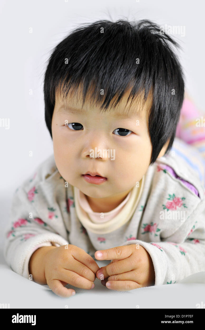 Asian baby girl Stock Photo - Alamy