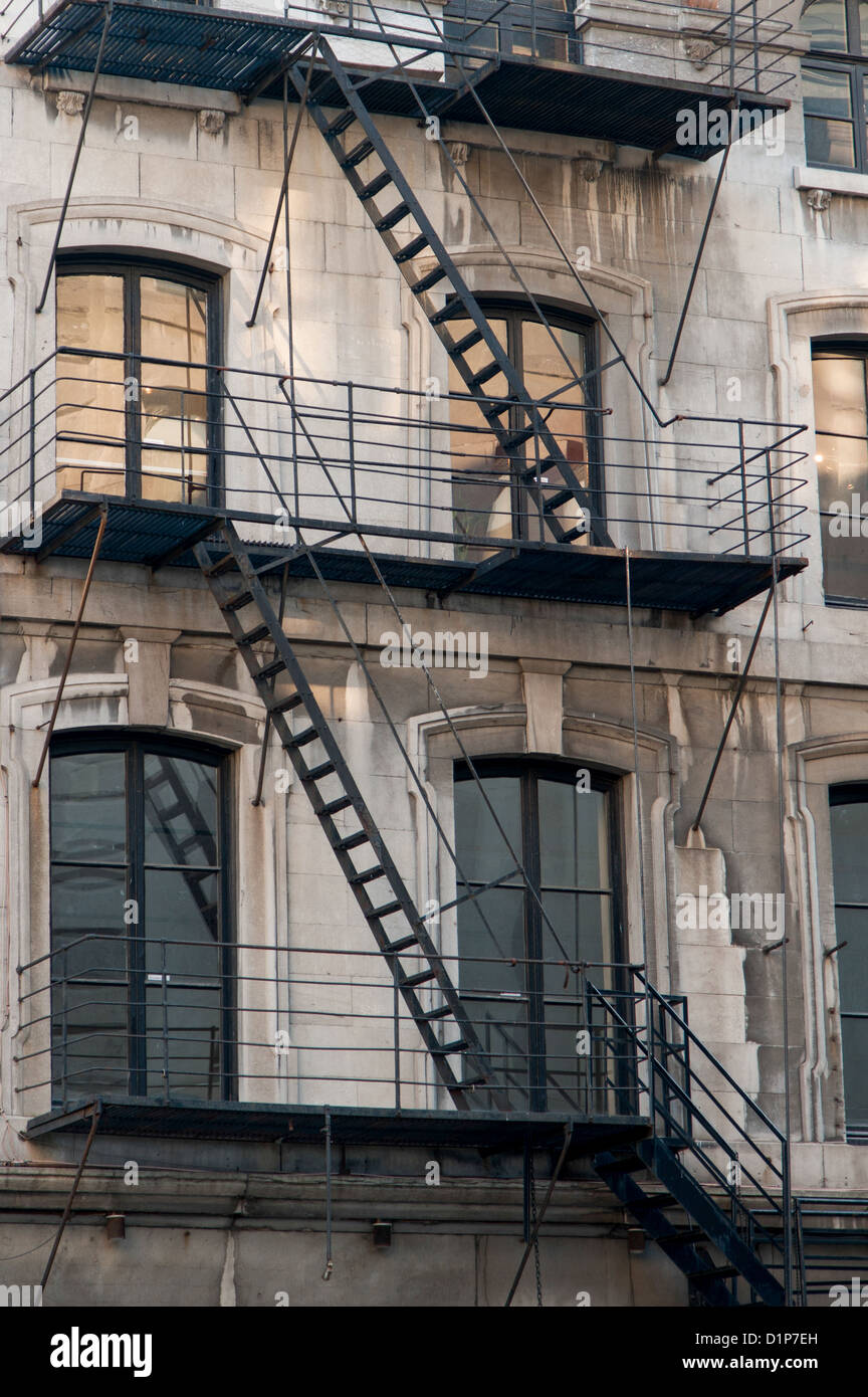 Fire escape ladder outside residential hi-res stock photography and ...